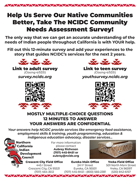 NCIDC 2023 Community Needs Assessment Survey | NCIDC